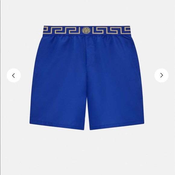Versace | Swim | Mens Versace Greca Waistband Swim Shorts | Poshmark